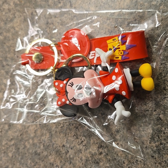 Disney | Accessories | Disney Minnie Mouse Keychain | Poshmark